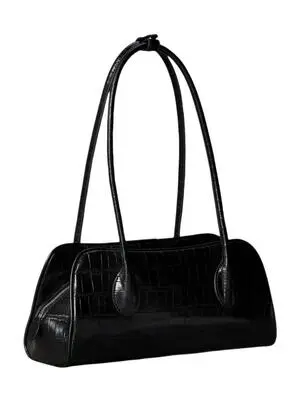 CALVIN KLEIN Calvin Klein Croc-Effect Shoulder Bag