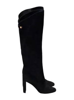MAISON SKORPIOS Adriana Stud Detail Over-the-knee Boots - Black