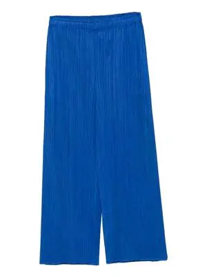 ISSEY MIYAKE Pleats Please Issey Miyake Cropped Pleated Trousers