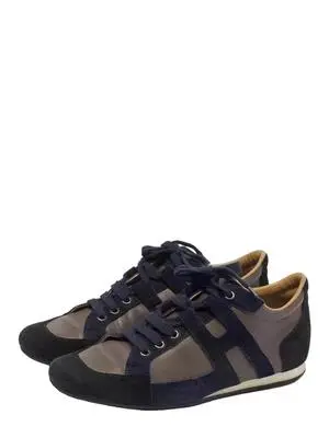 Hermès Tie Break Panelled Sneakers - Brown