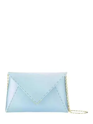 Tyler Ellis Lee Pouchet Clutch Bag - Blue