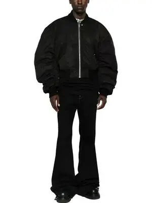 Rick Owens Secchia Flight Bomber Jacket - Black