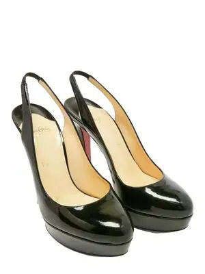 CHRISTIAN LOUBOUTIN Christian Louboutin Bianca Slingback Platform Stiletto Pumps