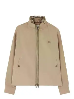 BURBERRY Burberry Cotton Twill Jacket With Detachable House Check Gilet