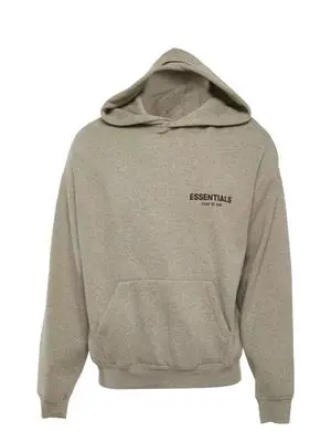 Fear Of God Logo Print Hoodie - Neutrals