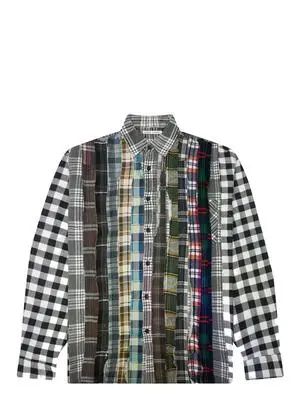 Needles Assorted Patchwork Flannel Shirt - Grey