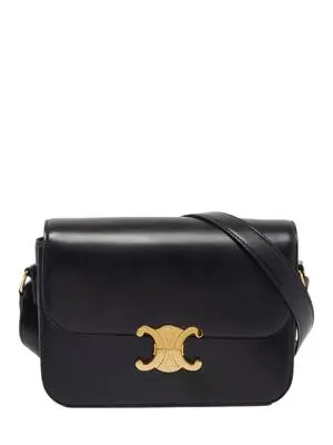 Celine 2021 Classique Triomphe Shoulder Bag - Black