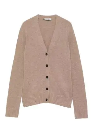 MAX MARA S Max Mara Logo Embroidered Elbow Patch Cardigan