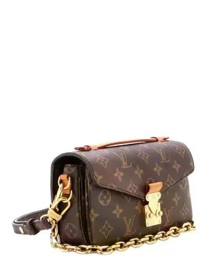 LOUIS VUITTON Pochette Metis Monogram Canvas East West Crossbody Bag - Brown