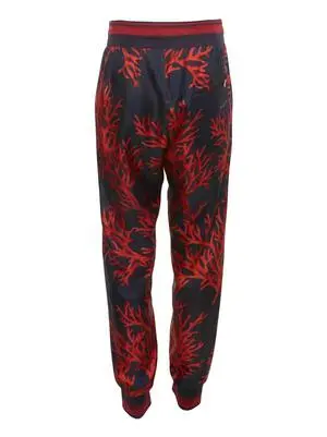 DOLCE & GABBANA Corallo-print Drawstring Joggers
