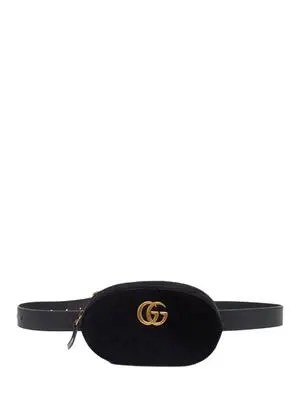 Gucci Gg Marmont Matelassé Belt Bag - Black