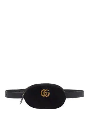 Gucci Gg Marmont Matelassé Belt Bag - Black