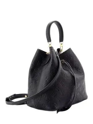 LOUIS VUITTON Neonoe Handbag Monogram Empreinte Leather Mm Bucket Bag - Black
