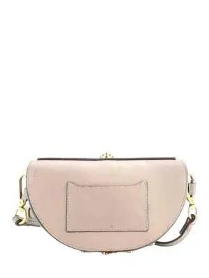 Chloé Nile Leather Mini Crossbody Bag - Grey