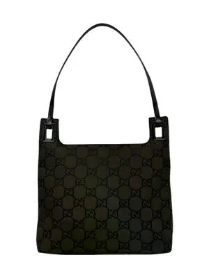 Gucci 20th Century Gg Nylon Shoulder Bag - Brown
