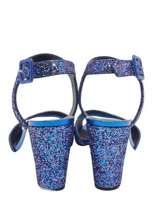 GIUSEPPE ZANOTTI Ankle-strap Heeled Sandals - Purple
