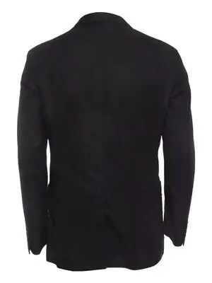 Ermenegildo Zegna Notched Lapels Single-breasted Jacket - Blue