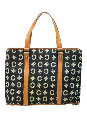 Celine Macadam Denim Handbag - Blue