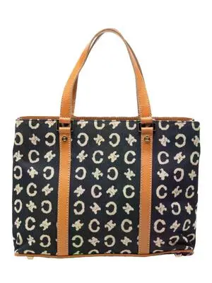 Celine Macadam Denim Handbag - Blue