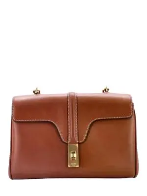 Celine Soft 16 Bag Smooth Calfskin Teen Shoulder Bag Brown