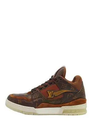 LOUIS VUITTON Louis Vuitton Monogram Trainer Sneakers Brown