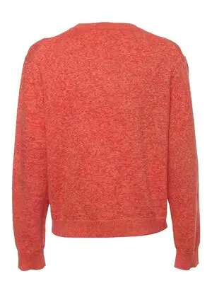 Kenzo Tiger Embroidered Crew Neck Sweater - Orange