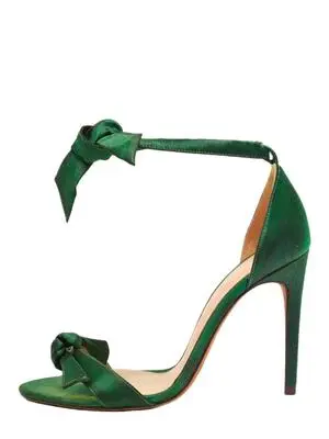 ALEXANDRE BIRMAN Alexandre Birman Clarita Bow Detail Sandals Green