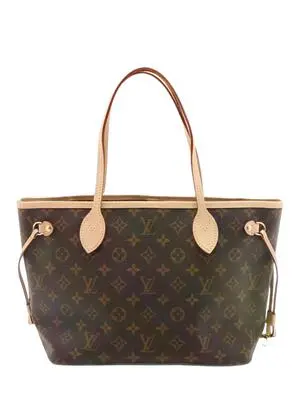 LOUIS VUITTON 2021-2026 Monogram Neverfull Pm Tote Bag Brown