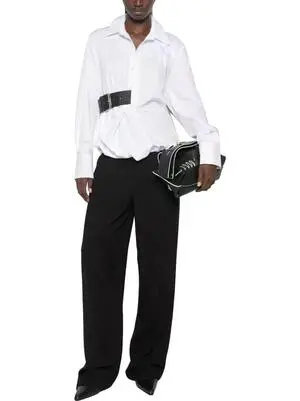 IMPERIAL IMPERIAL Belted Gathered Shirt