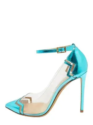 NICHOLAS KIRKWOOD Chevron Pattern Stiletto Pumps - Blue