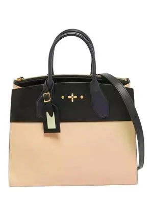 LOUIS VUITTON 2015 Mm City Steamer Tote Bag - Neutrals