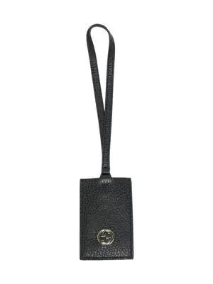 Gucci Interlocking G Luggage Tag - Black