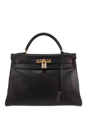 Hermès Hermès 1991 32 Kelly Handbag Black