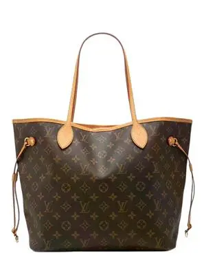 LOUIS VUITTON Monogram Neverfull Mm Tote Bag - Brown