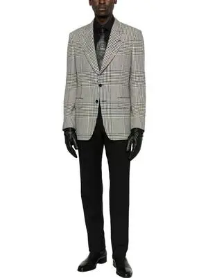 TOM FORD Button-down Long-sleeve Shirt - Black