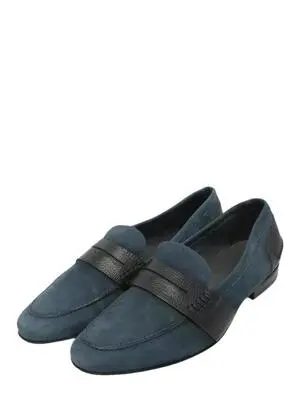 LANVIN Panelled Penny-slot Loafers - Blue