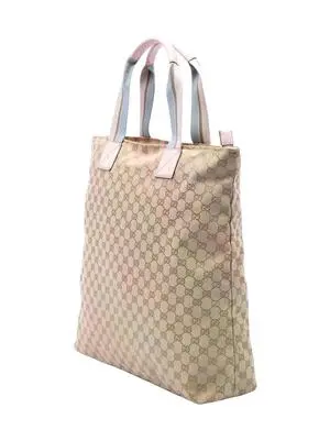 Gucci 2016-2026 Gg Canvas Web Vertical Tote Bag - Neutrals