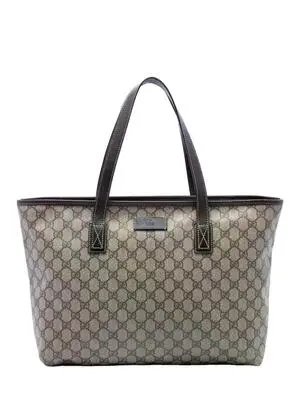 Gucci 2016-2026 Medium Gg Supreme Tote Bag - Neutrals