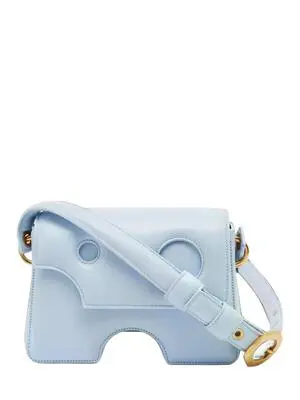 Off-White Burrow 22 Leather Shoulder Bag - Blue