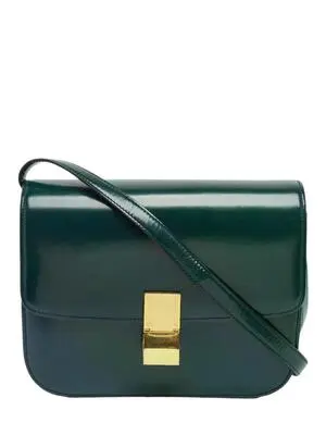 Celine 2012 Medium Classic Box Shoulder Bag - Green
