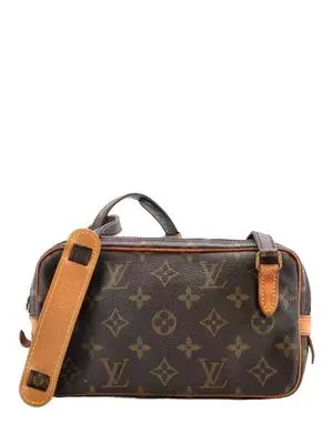LOUIS VUITTON Pochette Marly Bandouliere Bag Monogram Canvas Crossbody Bag - Brown