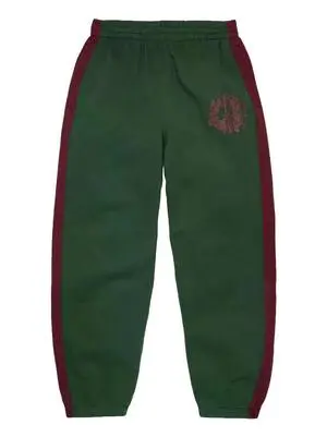 DENIM TEARS Denim U Panelled Track Pants - Green