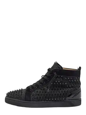 CHRISTIAN LOUBOUTIN Louis Spikes Sneakers - Black