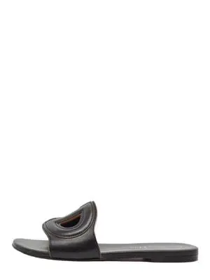 Dior D Club Leather Sandals - Black