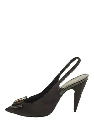 SAINT LAURENT Saint Laurent Anaïs Bow Slingback Pumps