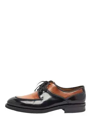 FERRAGAMO Tramezza Derby Shoes - Black
