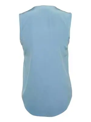 Chloé Sleeveless V-neck Top - Blue