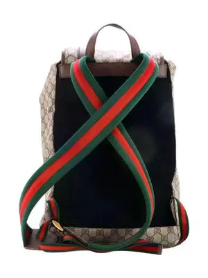 Gucci Soft Gg Coated Canvas Large Backpack - Brown