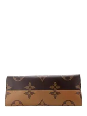 LOUIS VUITTON Louis Vuitton OnTheGo Reverse Monogram Giant GM Tote Bag Brown