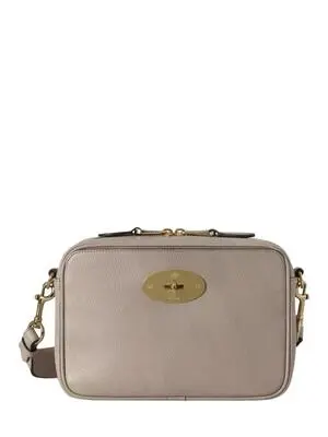 Mulberry Small Darley Grained Leather Cross Body Bag - Grey